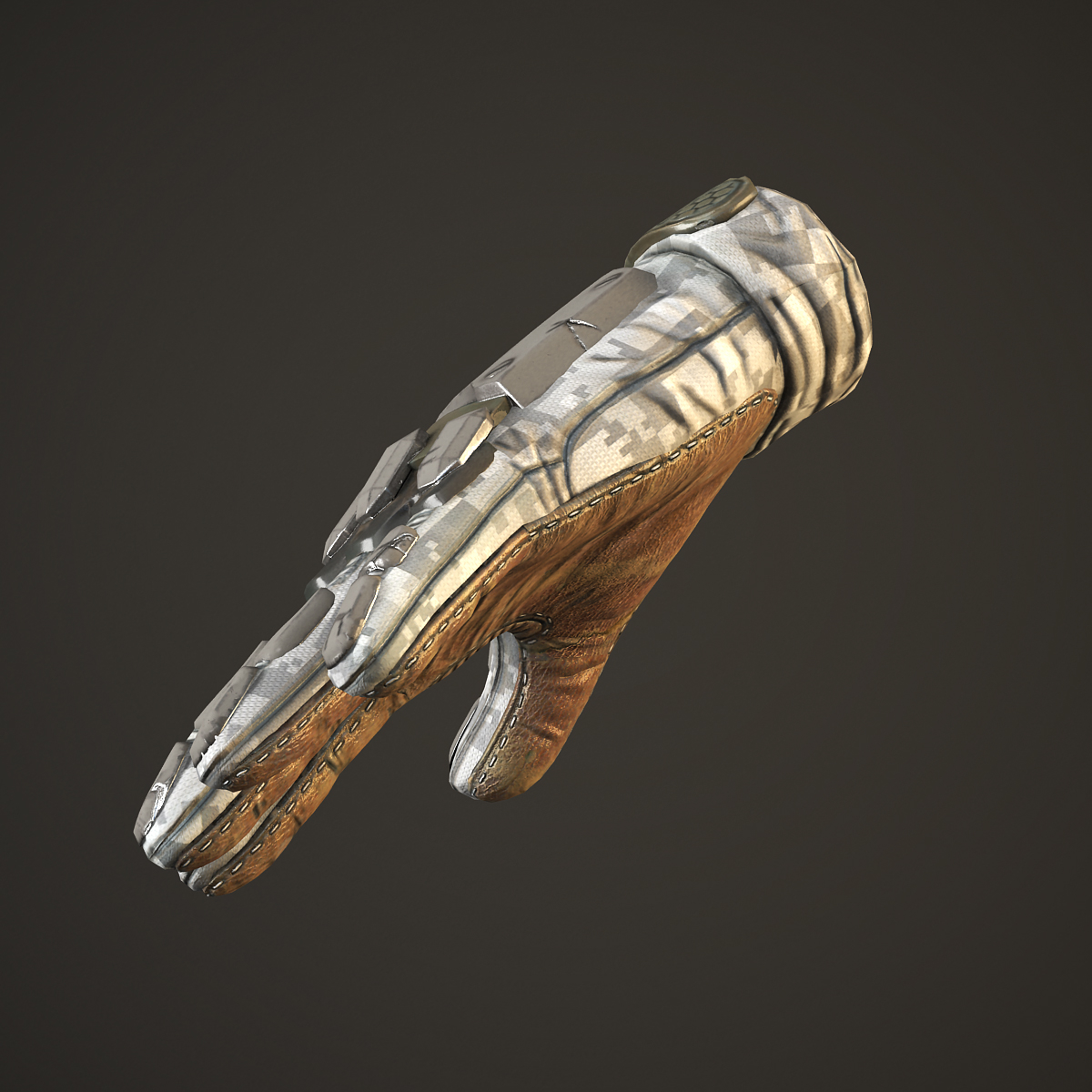 sci-fi gloves 3d max
