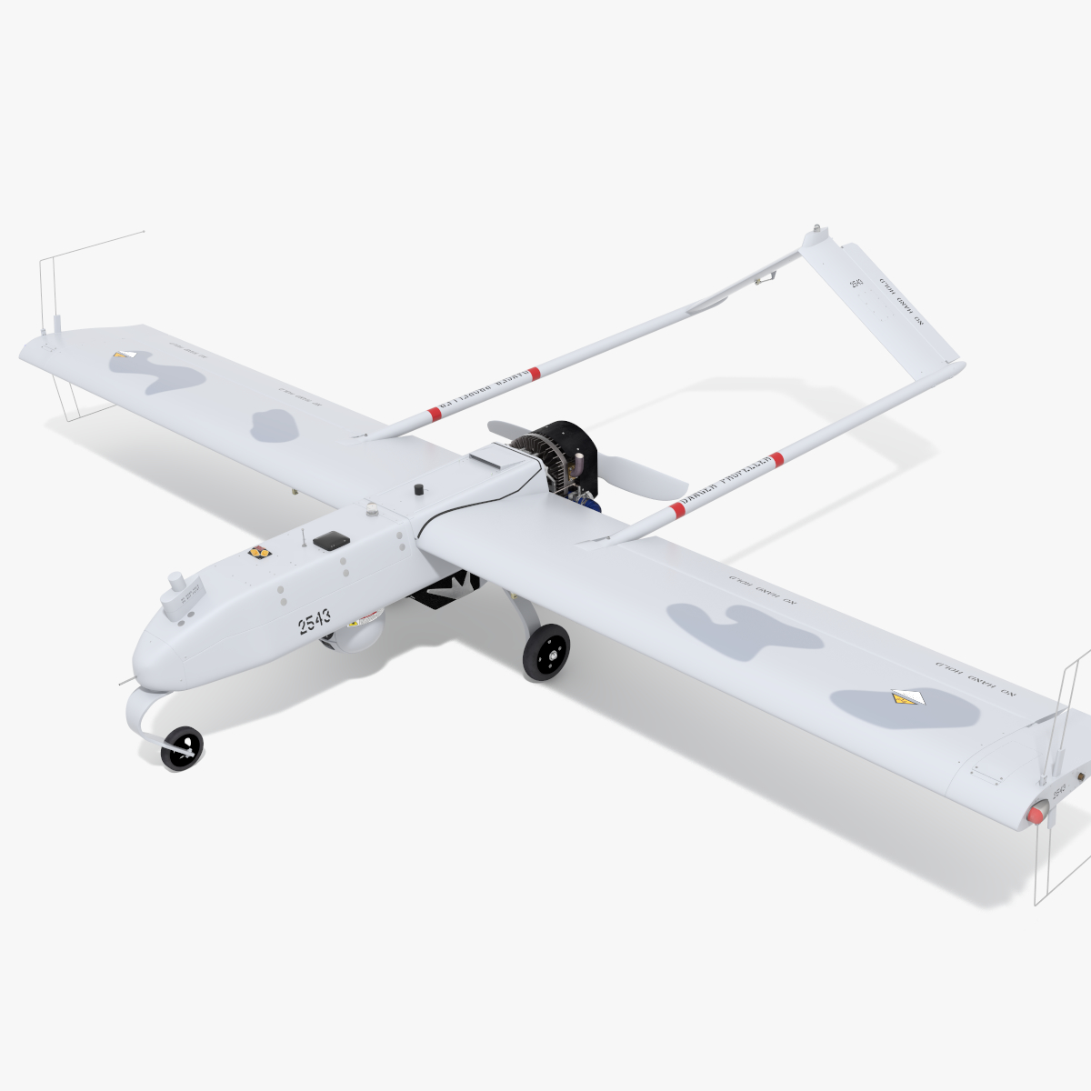 rq-7 shadow 200 unmanned 3d model