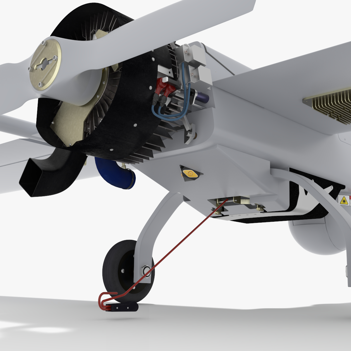 rq-7 shadow 200 unmanned 3d model