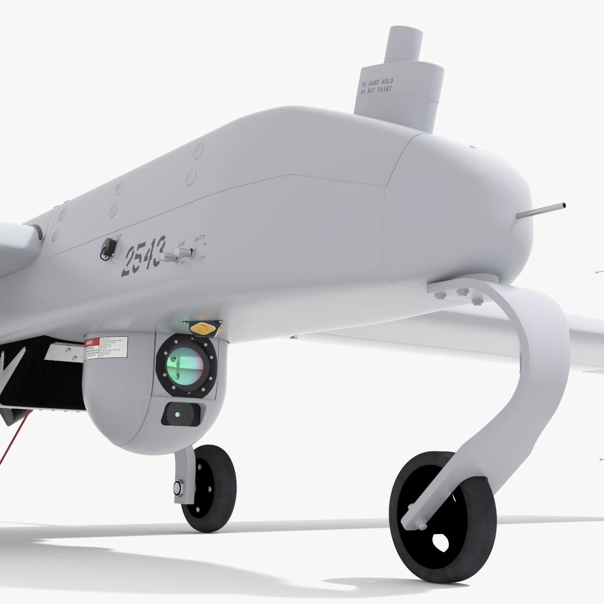 rq-7 shadow 200 unmanned 3d model