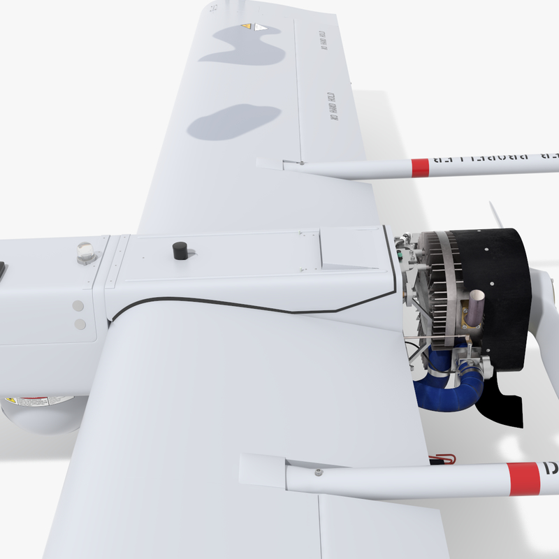 rq-7 shadow 200 unmanned 3d model