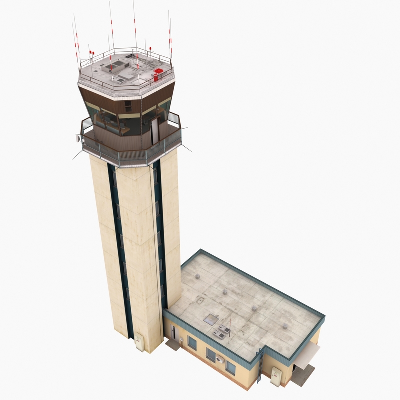 3d air traffic control tower