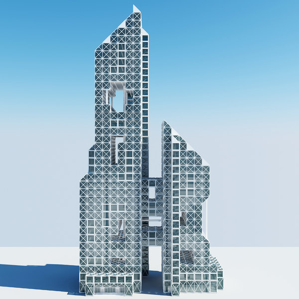 office building 3d max