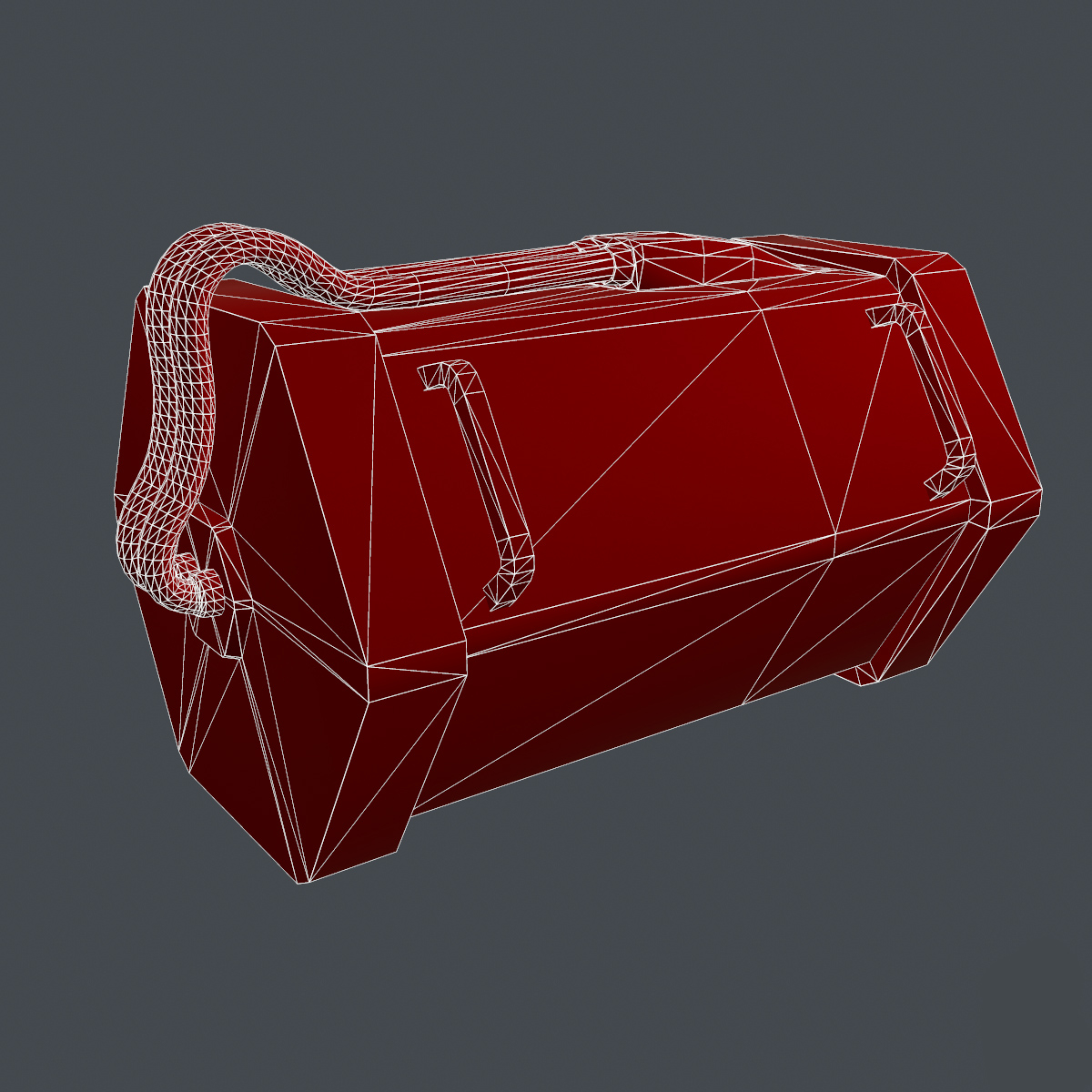 3d futuristic container