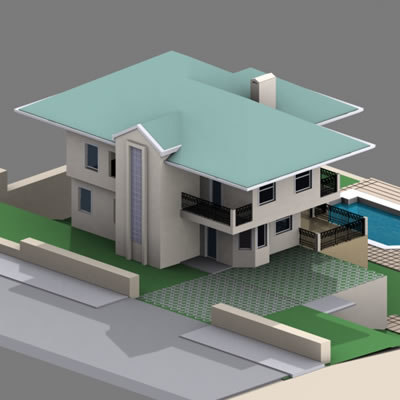 maya exterior building house