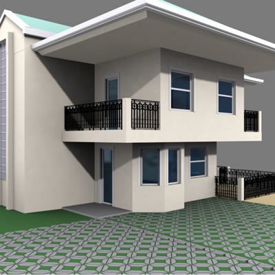 maya exterior building house