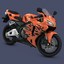sport super bike 3d model