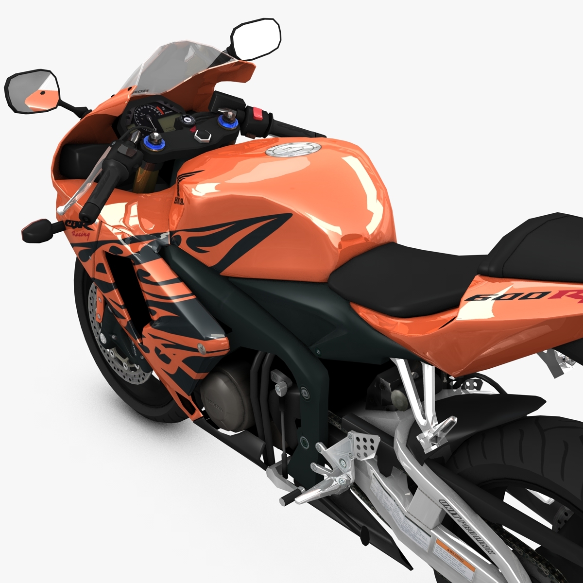 sport super bike 3d model