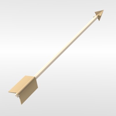 modelo 3d Flecha - TurboSquid 330916