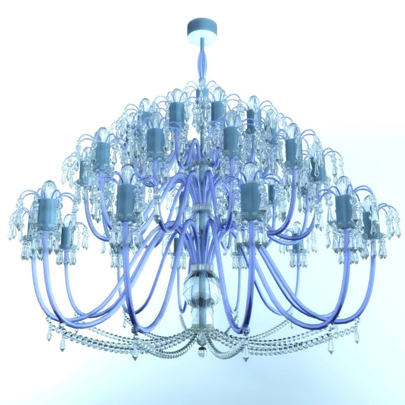 crystal lustre 3d model