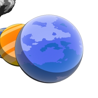 free star 2d shade 3d model