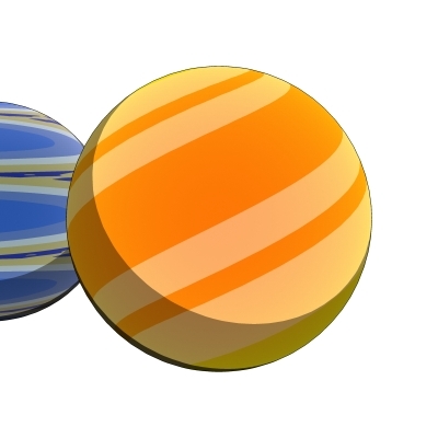 free star 2d shade 3d model