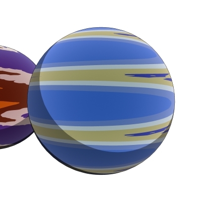 free star 2d shade 3d model