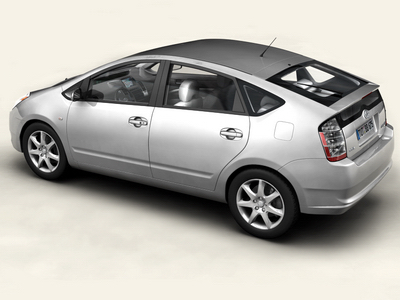 3d model toyota prius