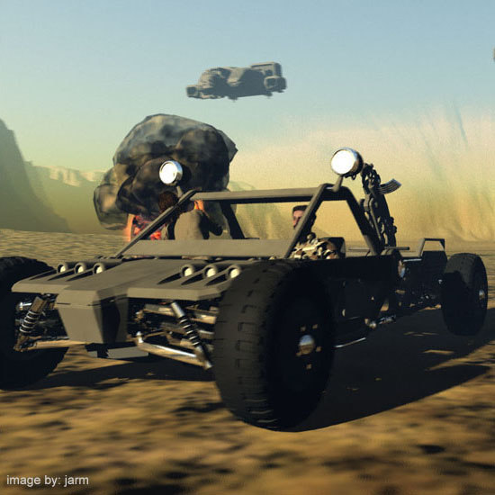 futuristic dune buggy pzdune pz3