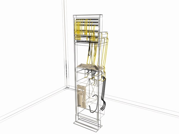 server rack 3d model
