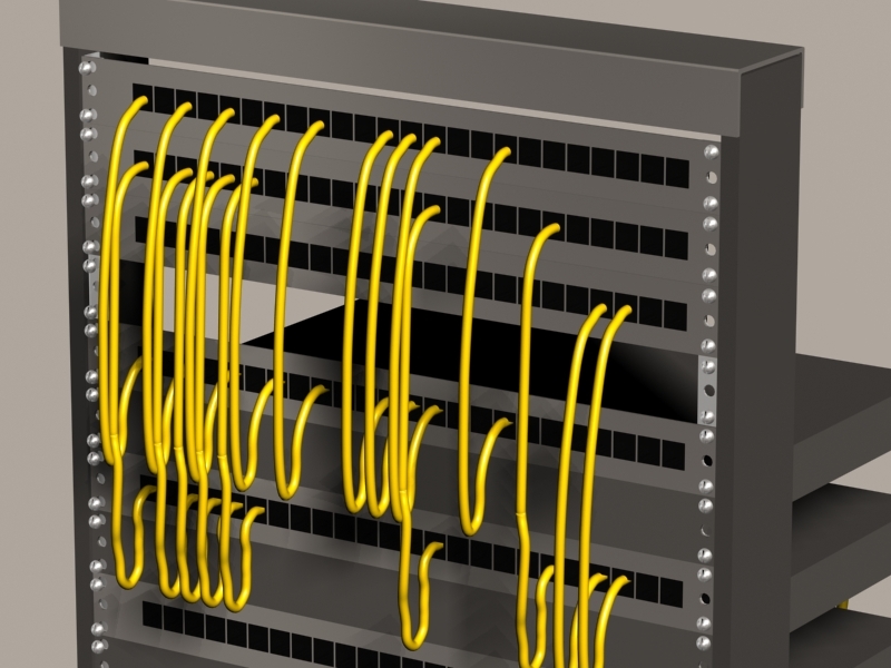 server rack 3d model