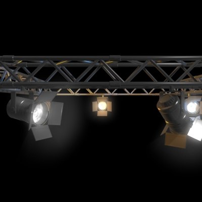 lighting rig 3d model