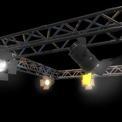 lighting rig 3d model
