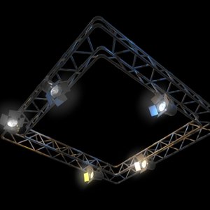 lighting rig 3d model