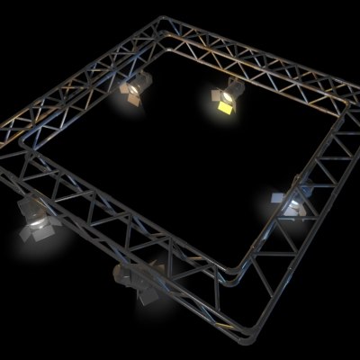 lighting rig 3d model