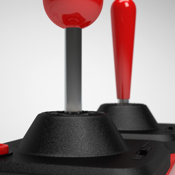 retro joysticks wico obj