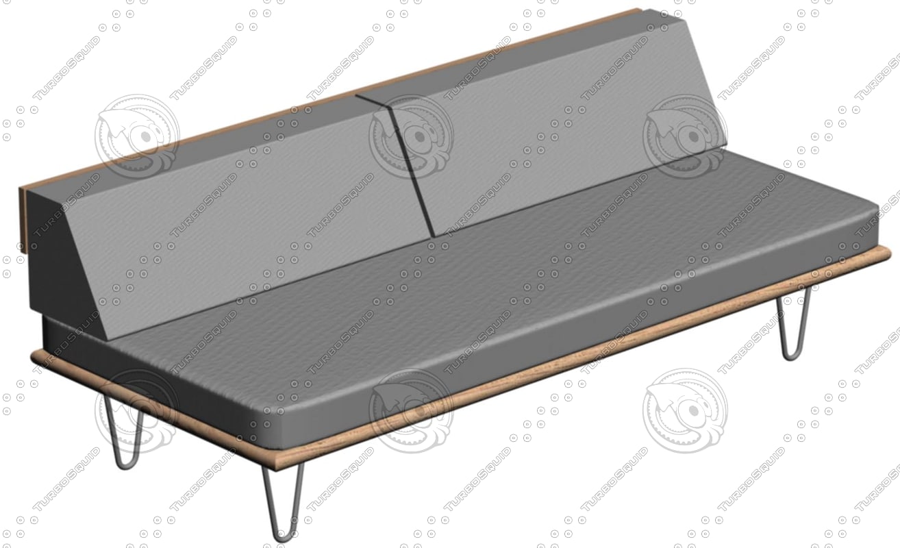 3d model case study day bed