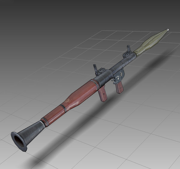 3dsmax rpg-7 arab rebel