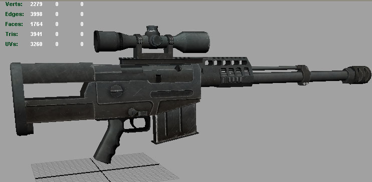 as50 sniper rifle obj