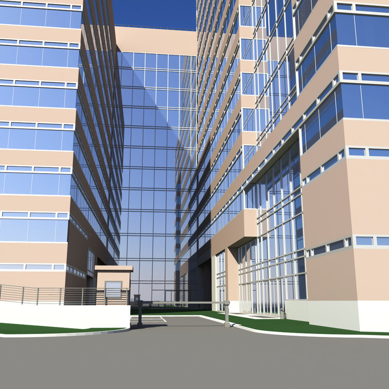 modern business center obj