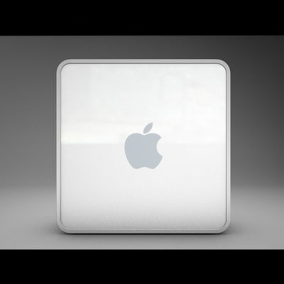 apple mac mini 3d dxf