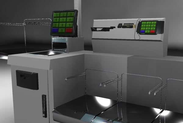 Checkout Counter 3D Models for Download | TurboSquid