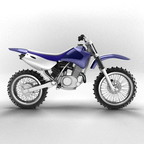 3d model motocross bike