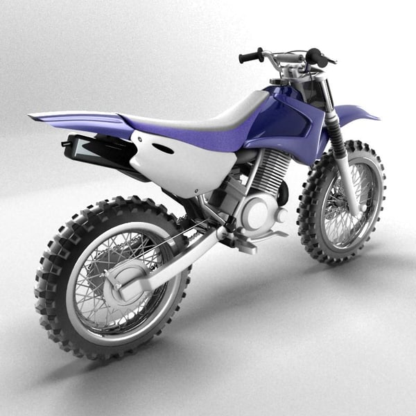 3d model motocross bike