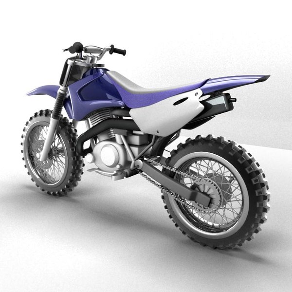 3d model motocross bike