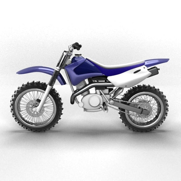 3d model motocross bike
