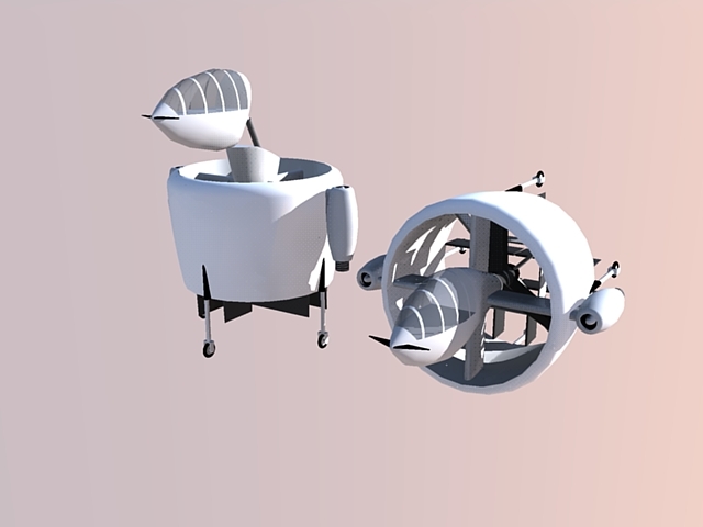 modelo 3d Stalker VTOL Sketchup gratis - TurboSquid 379805