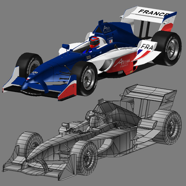 a1gp car racing 3d max