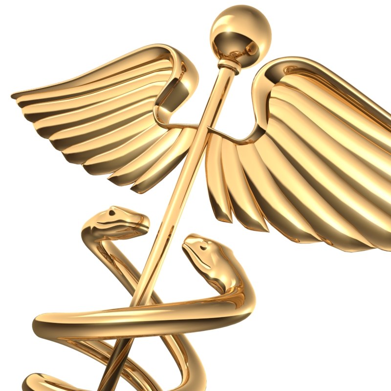 medical caduceus c4d