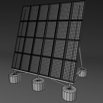 3d dxf solar panel