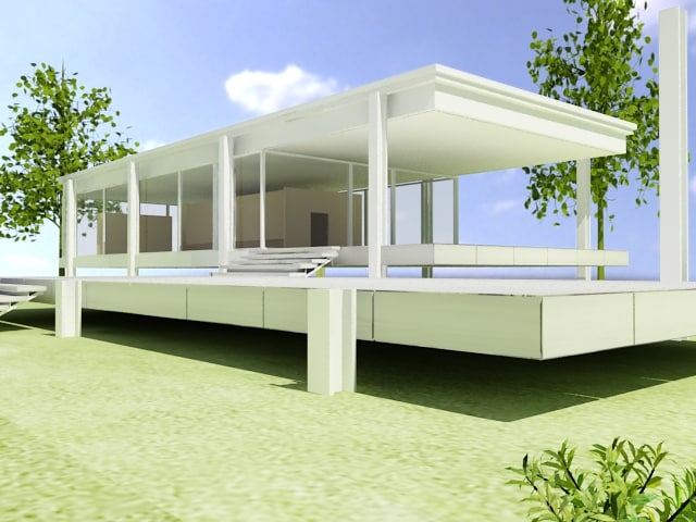 3d farnsworth house