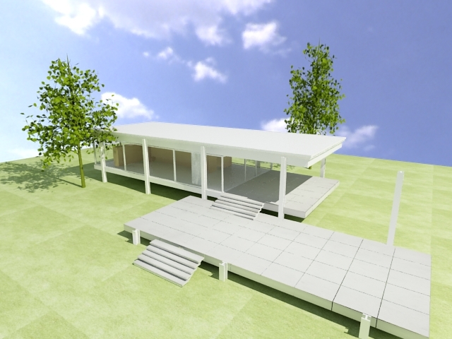 3d farnsworth house