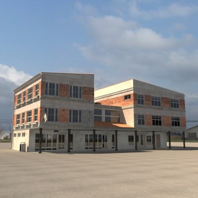 3d model office building