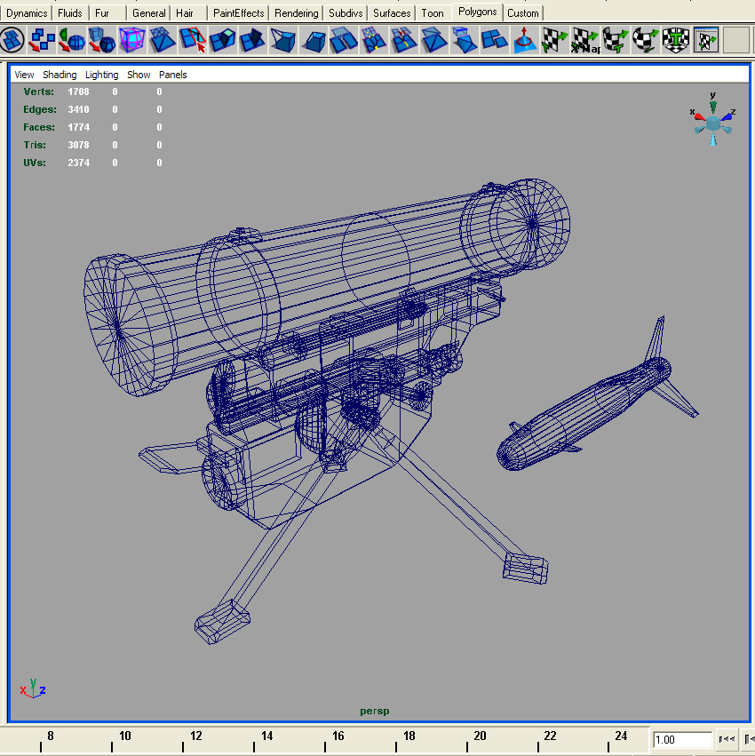 metis-m at-13 missile launcher 3d model