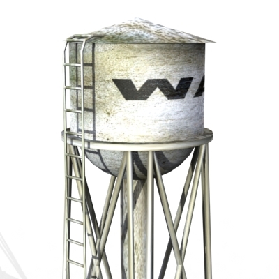 3d water reservoir model