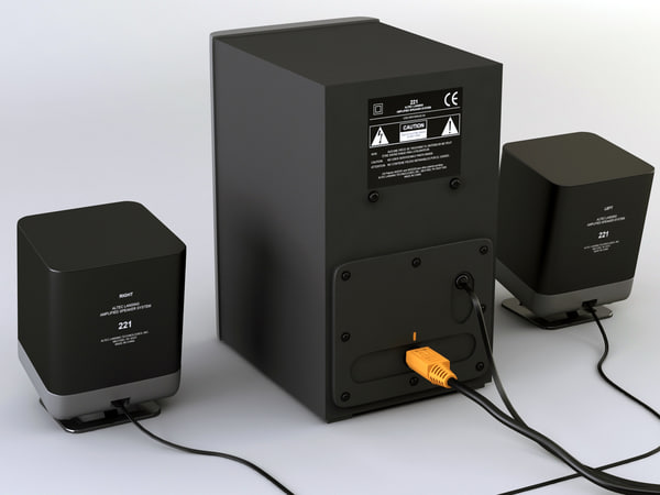 Altec Lansing 211 3D 모델 - TurboSquid 382228