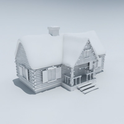 3d model snow house