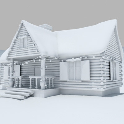 3d model snow house