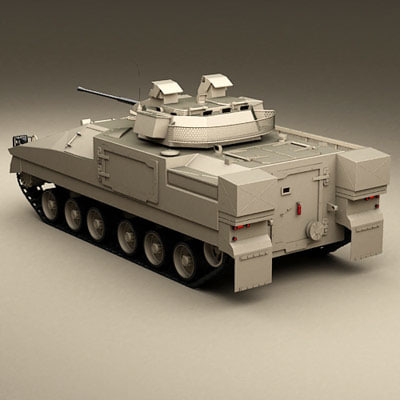 3d british fv510 warrior