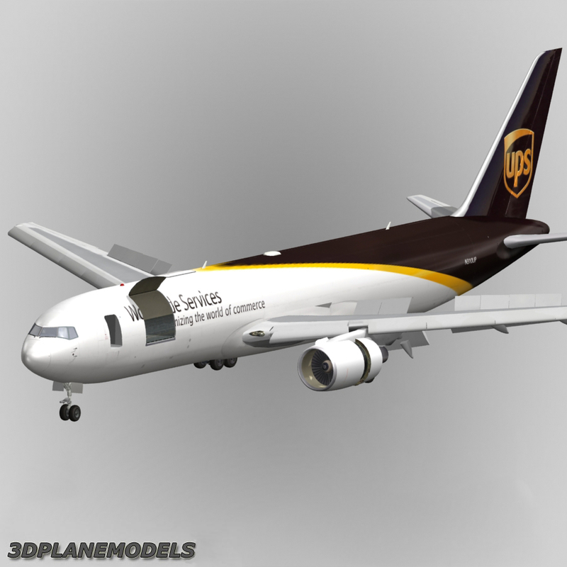 3d model ups 767